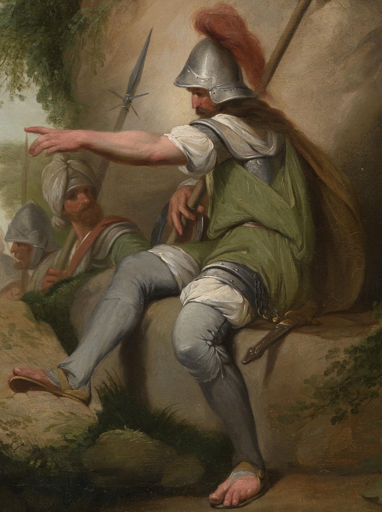 John Hamilton Mortimer - 18th century painting of a bandit taking up ...