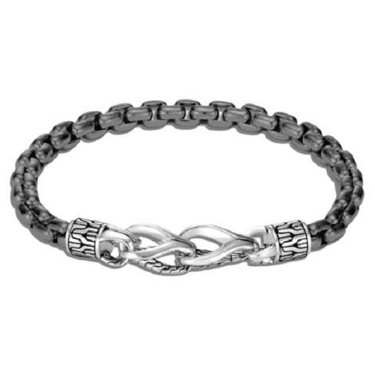 John Hardy Asli Box Chain Bracelet BM90288SMBRDXUL For Sale at 1stDibs