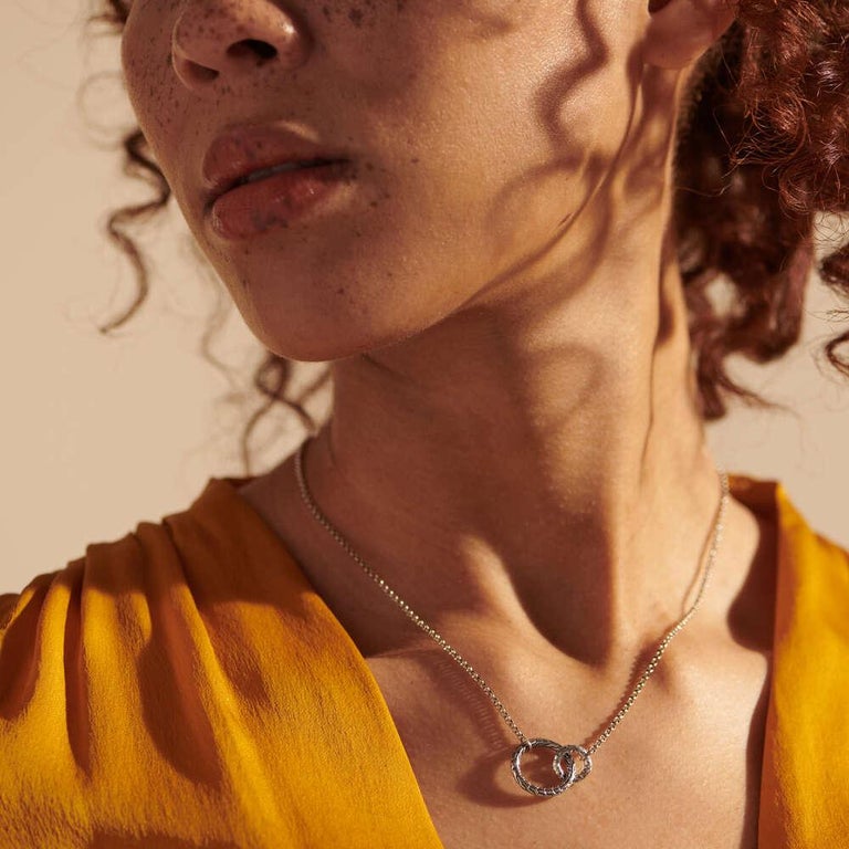 John Hardy Classic Chain Hammered Interlinking Necklace NB90579X16-18 ...