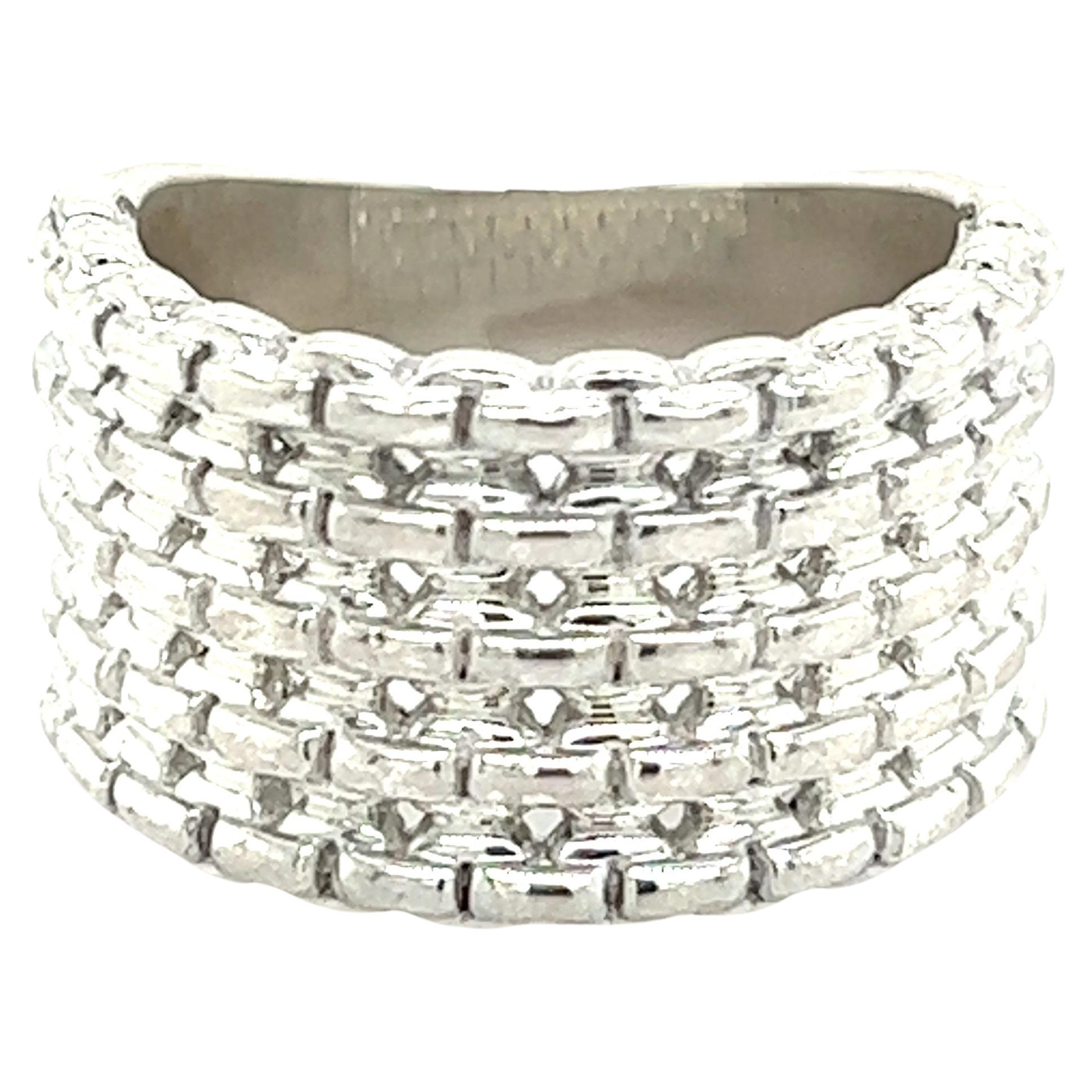 1980s John Hardy Sterling Silver and Gold Ring For Sale at 1stDibs ...