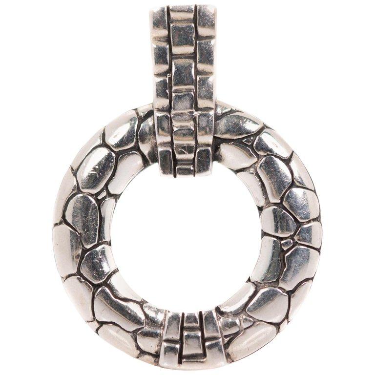 John Hardy Kali Collection Sterling Silver Pendant Charm For Sale at ...