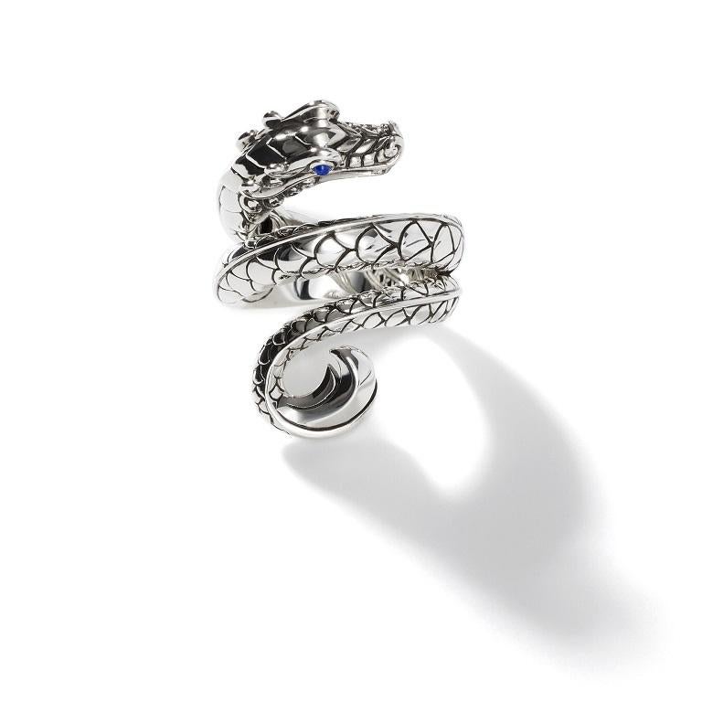 John Hardy Legends Naga Coil Ring RBS60240BSPX7 For Sale at 1stDibs