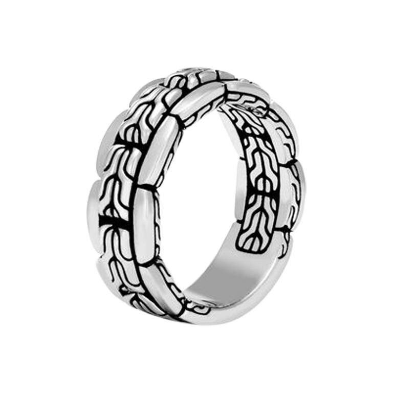 John Hardy Men's Classic Chain Band Ring RM999731X10 at 1stDibs