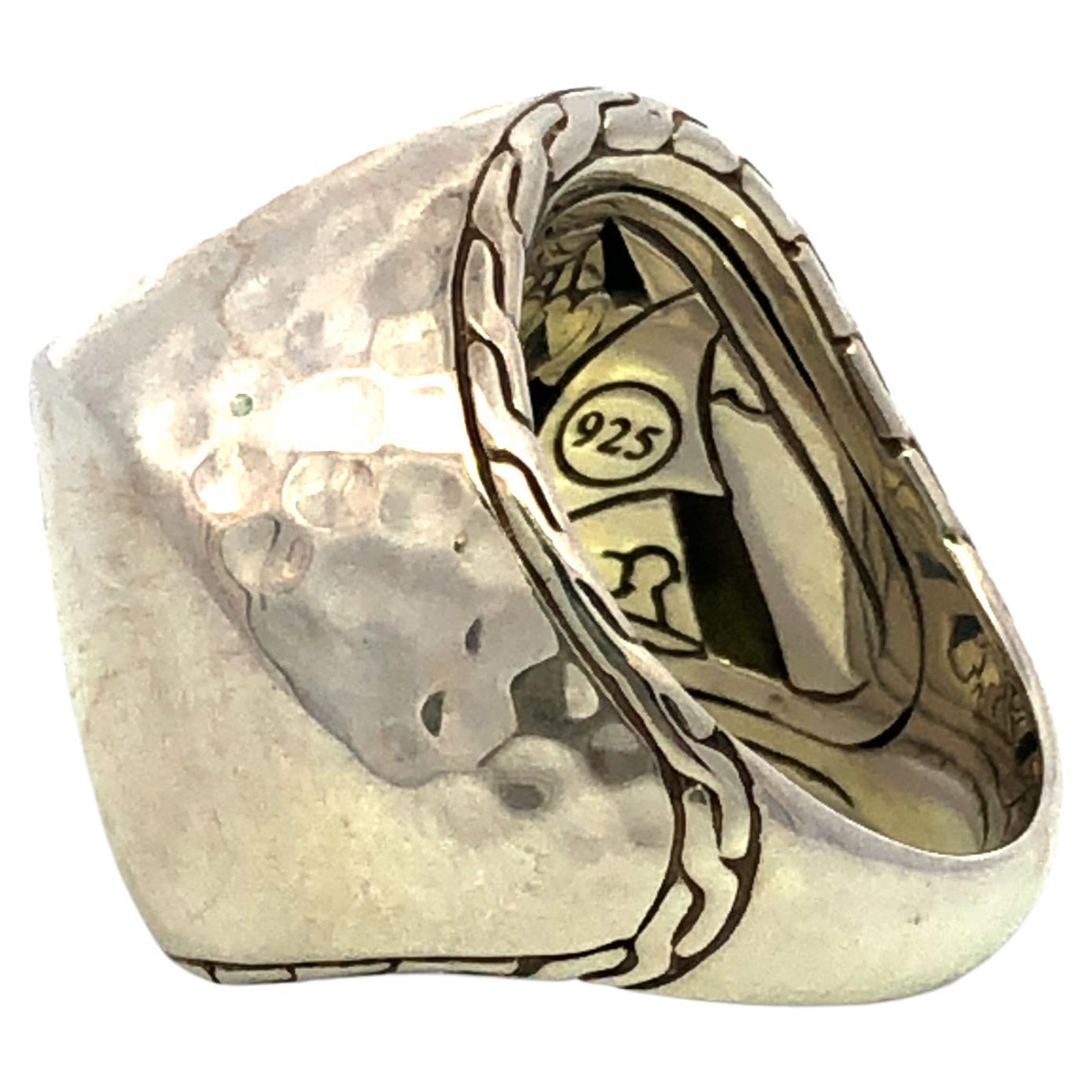 1980s John Hardy Sterling Silver and Gold Ring For Sale at 1stDibs ...