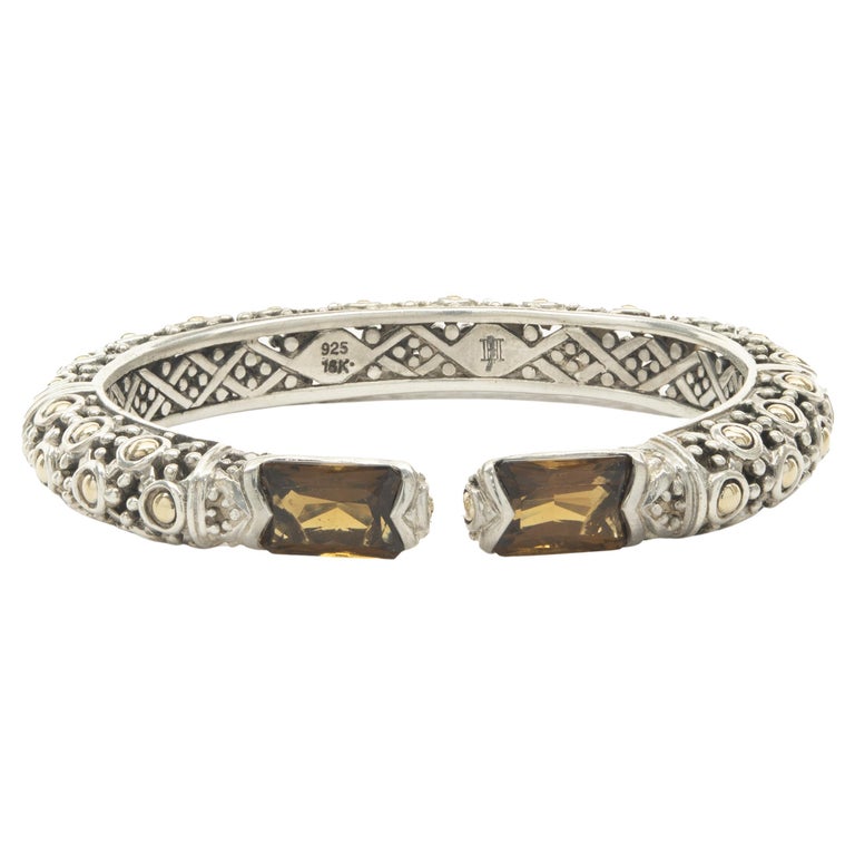 John Hardy Sterling Silver and 18 Karat Yellow Gold Dot Collection ...