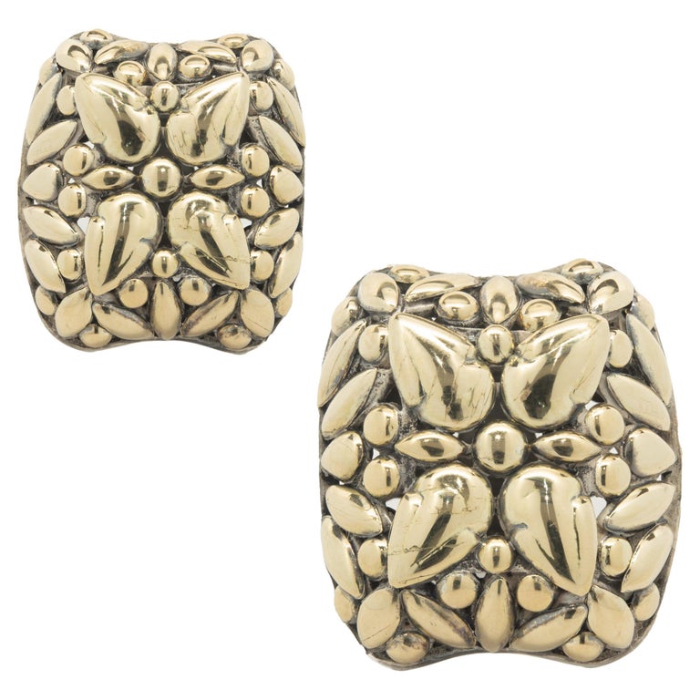 John Hardy Sterling Silver And 22k Yellow Gold Batu Collection Floral