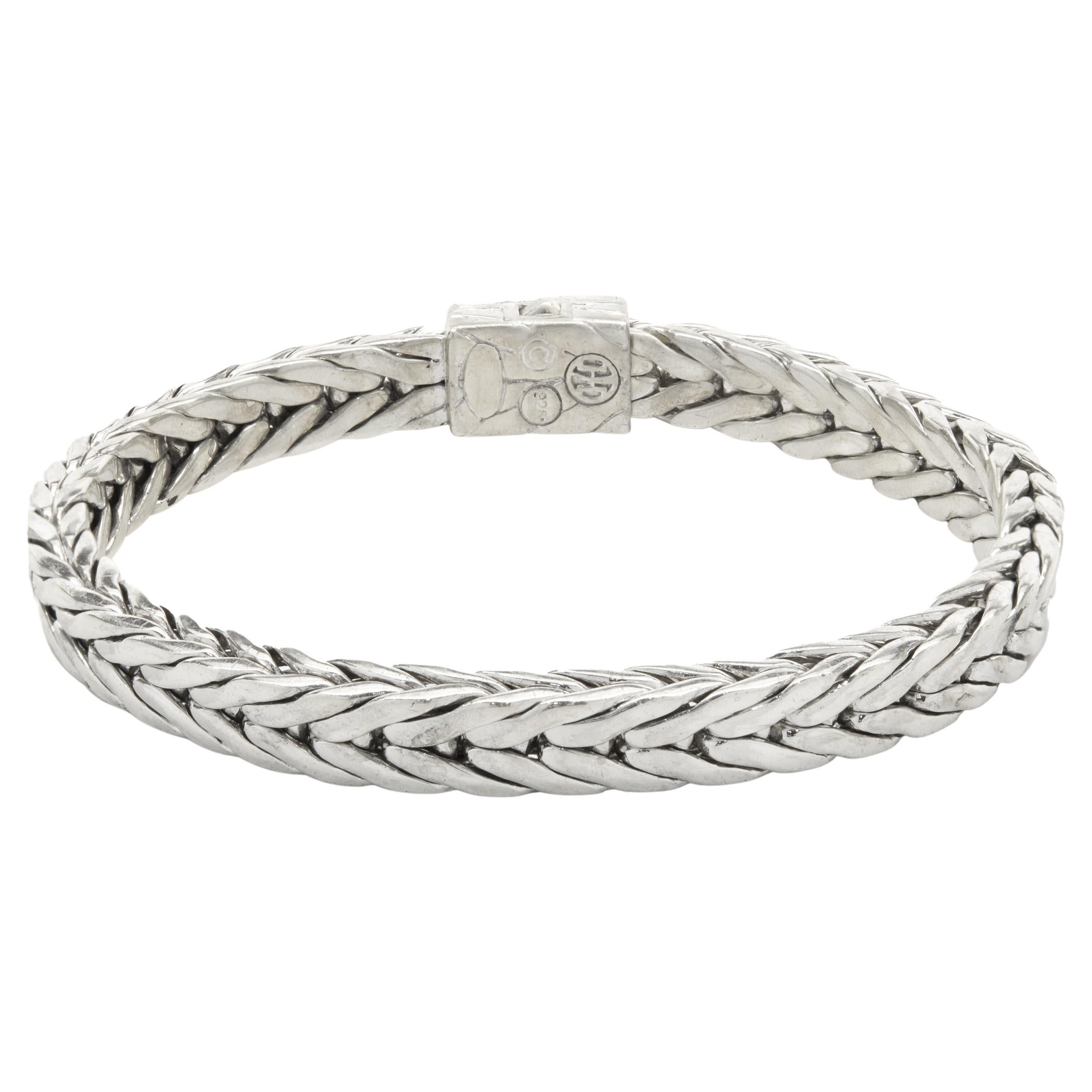 John Hardy Bamboo Sterling Silver Link Bracelet BB95311XUM For Sale at ...