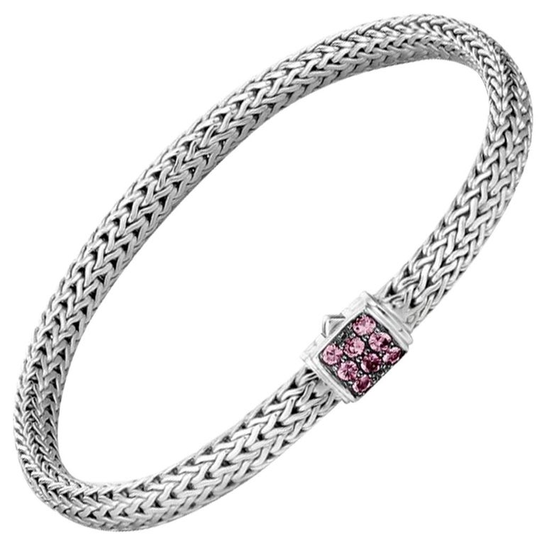 John Hardy Women's Classic Chain Silver Lava Extra-Small Bracelet For ...