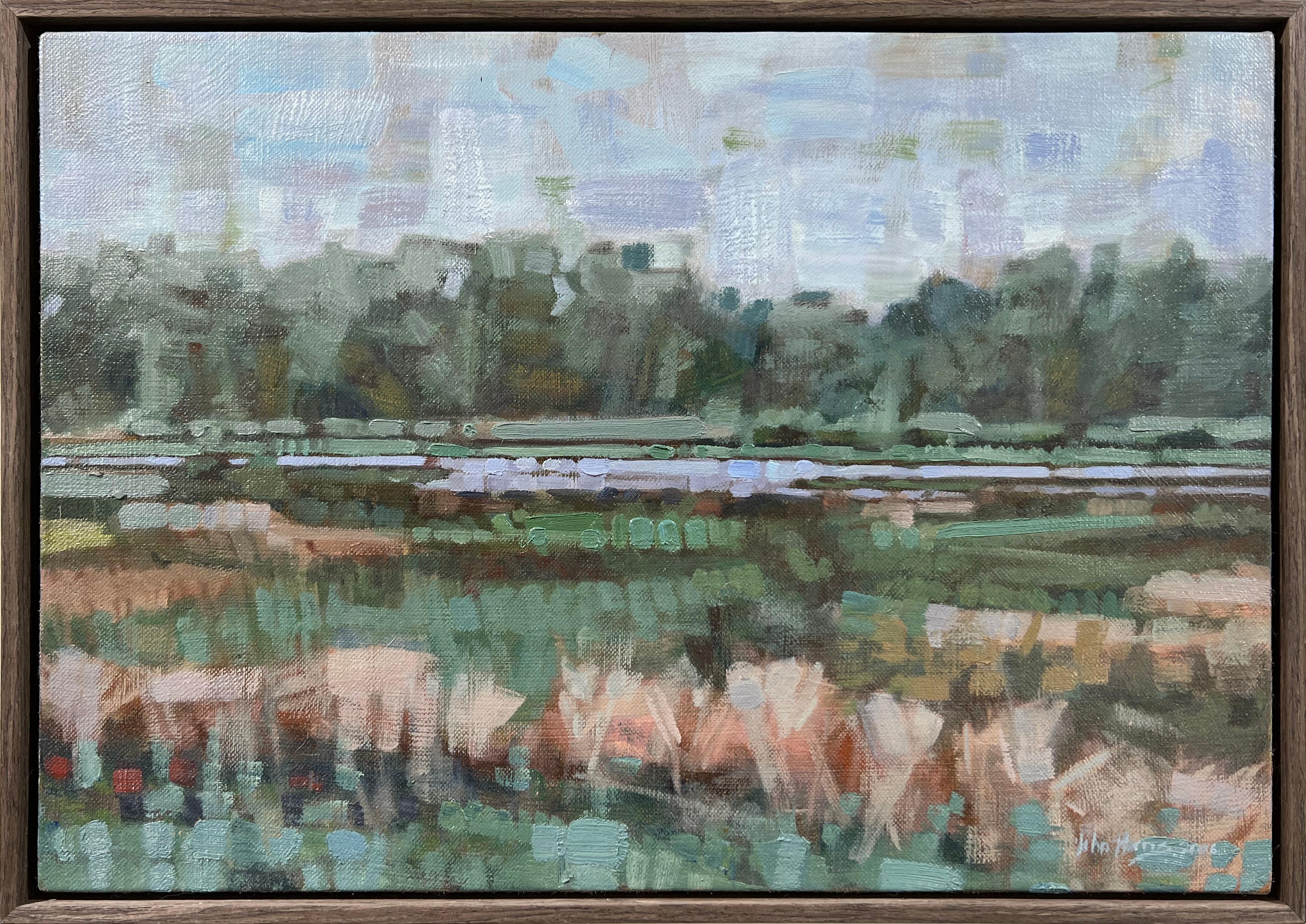 Gabe Brown - Echo, Vertical Brown Tan Multicolored Abstract Natural ...