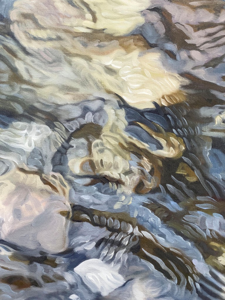 John Harris - "Riverbed 4, " Realistic Oil Painting For Sale at 1stDibs