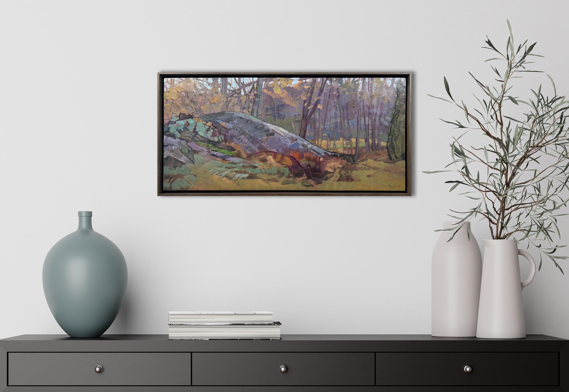 John Harris - "Studio Window, " Impressionistic Landscape Oil Painting ...