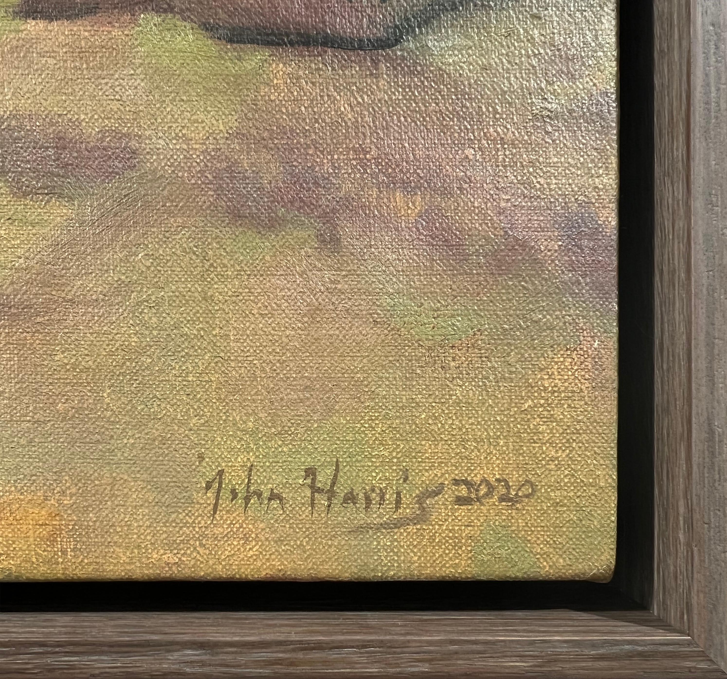 John Harris - "Studio Window, " Impressionistic Landscape Oil Painting ...