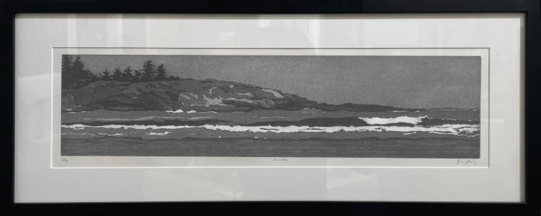 John Harris - "Seaside," Impressionistic Aquatint Limited Edition Print ...