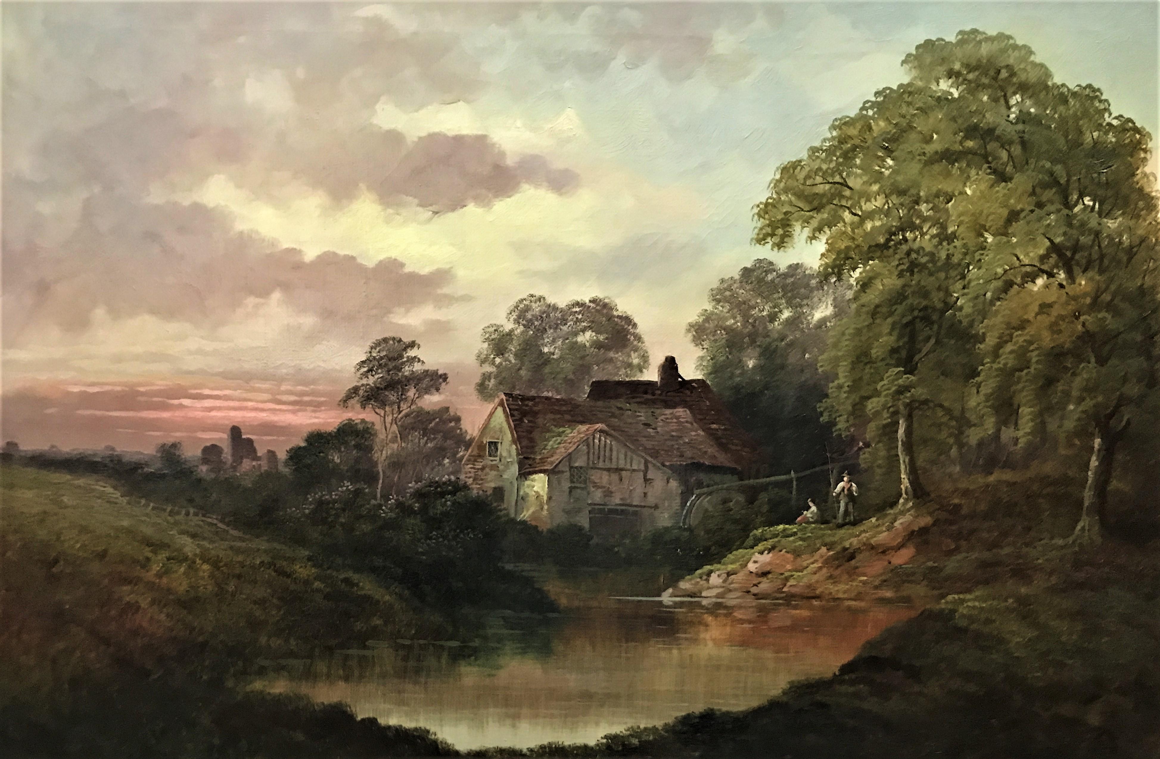 John Henry Boel - River Landscape For Sale at 1stDibs