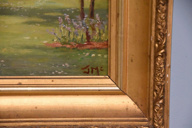 John Henry McIntyre - Oil Painting by John Henry McIntyre "A Corner Of ...