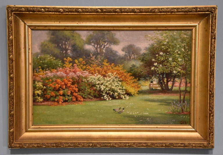 John Henry McIntyre - Oil Painting by John Henry McIntyre "A Corner Of ...