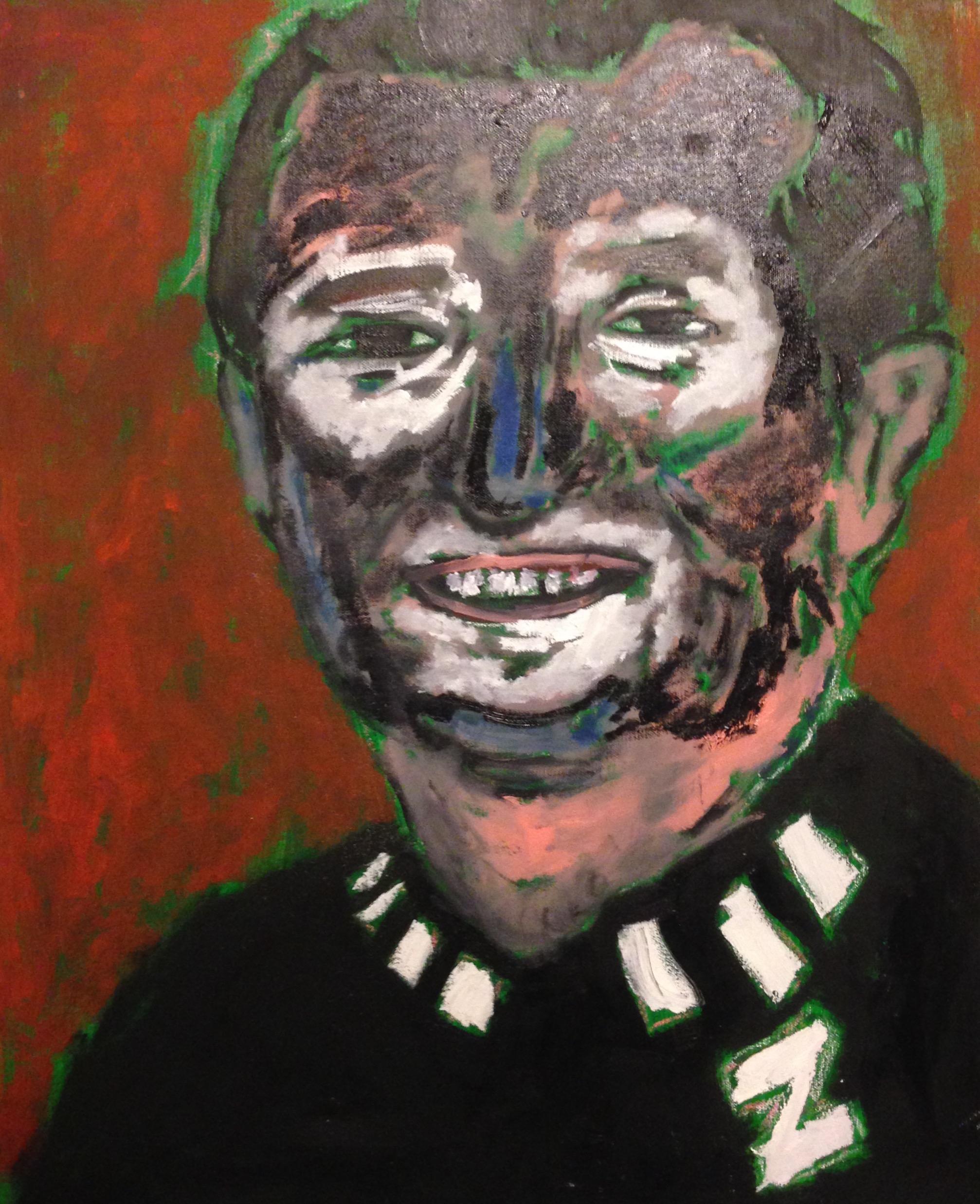 John Isiah Walton - "Ted Zulu " -- Painting on Canvas by John Isiah ...