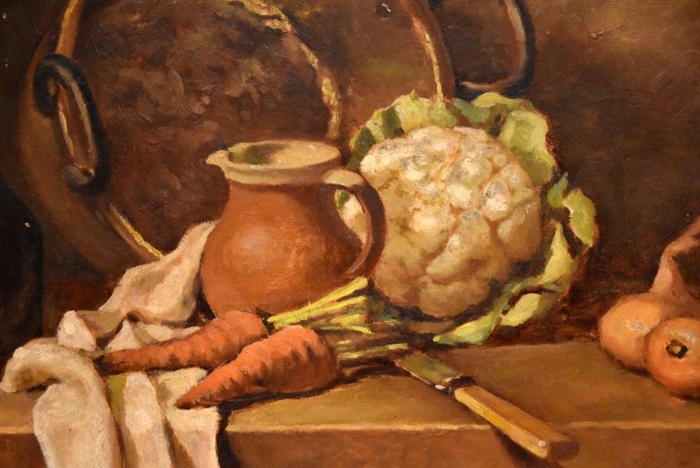 John J Hall - Oil Painting by John J Hall "Pair of Pantry Scenes" For ...