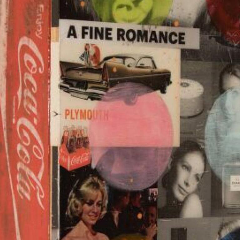 John Joseph Hanright - A Fine Romance, Pop Art Collage and Painting on ...