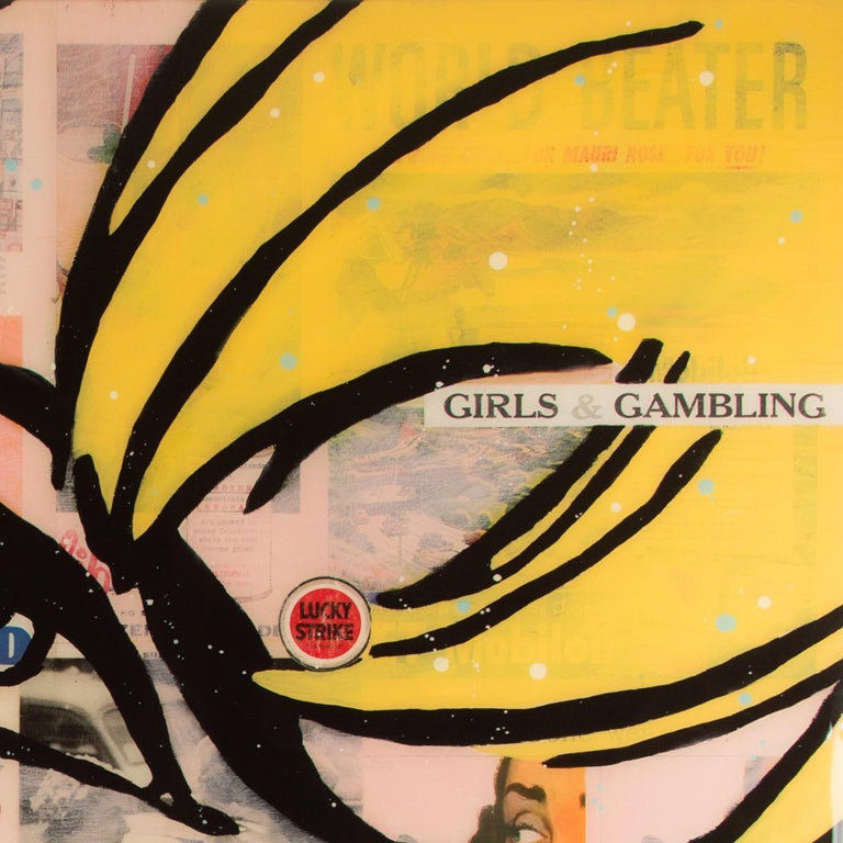 John Joseph Hanright - A Night on the Beat, Pop Art Collage and Oil ...