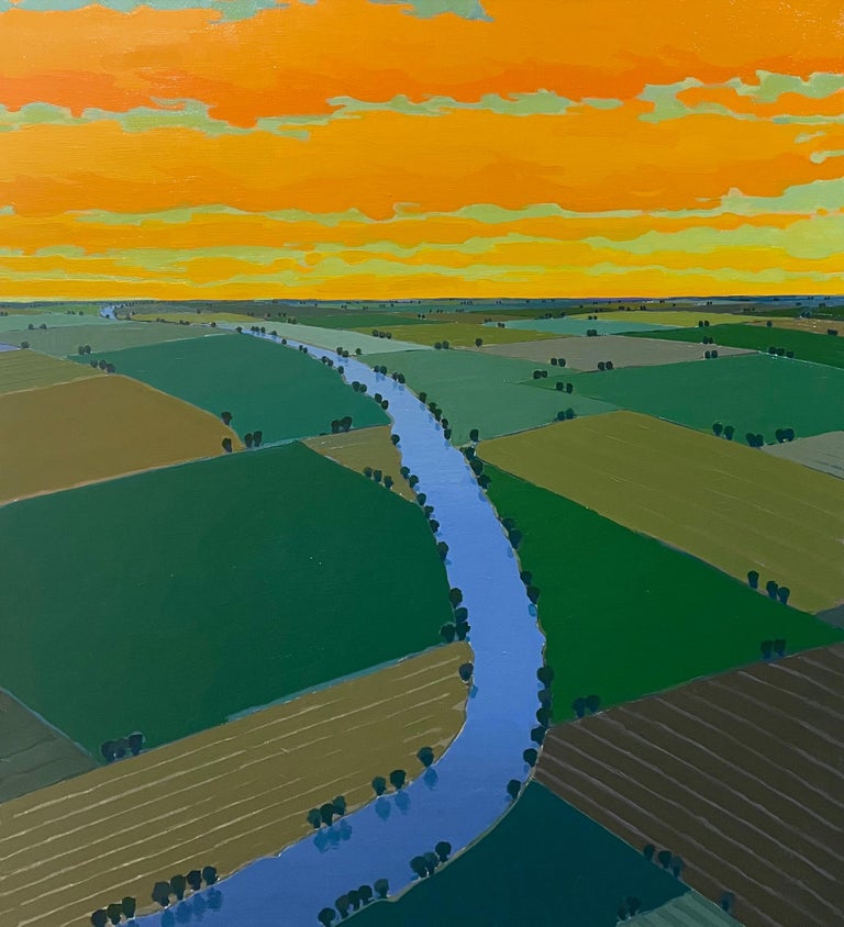 John Karl Claes - Down Stream For Sale at 1stDibs
