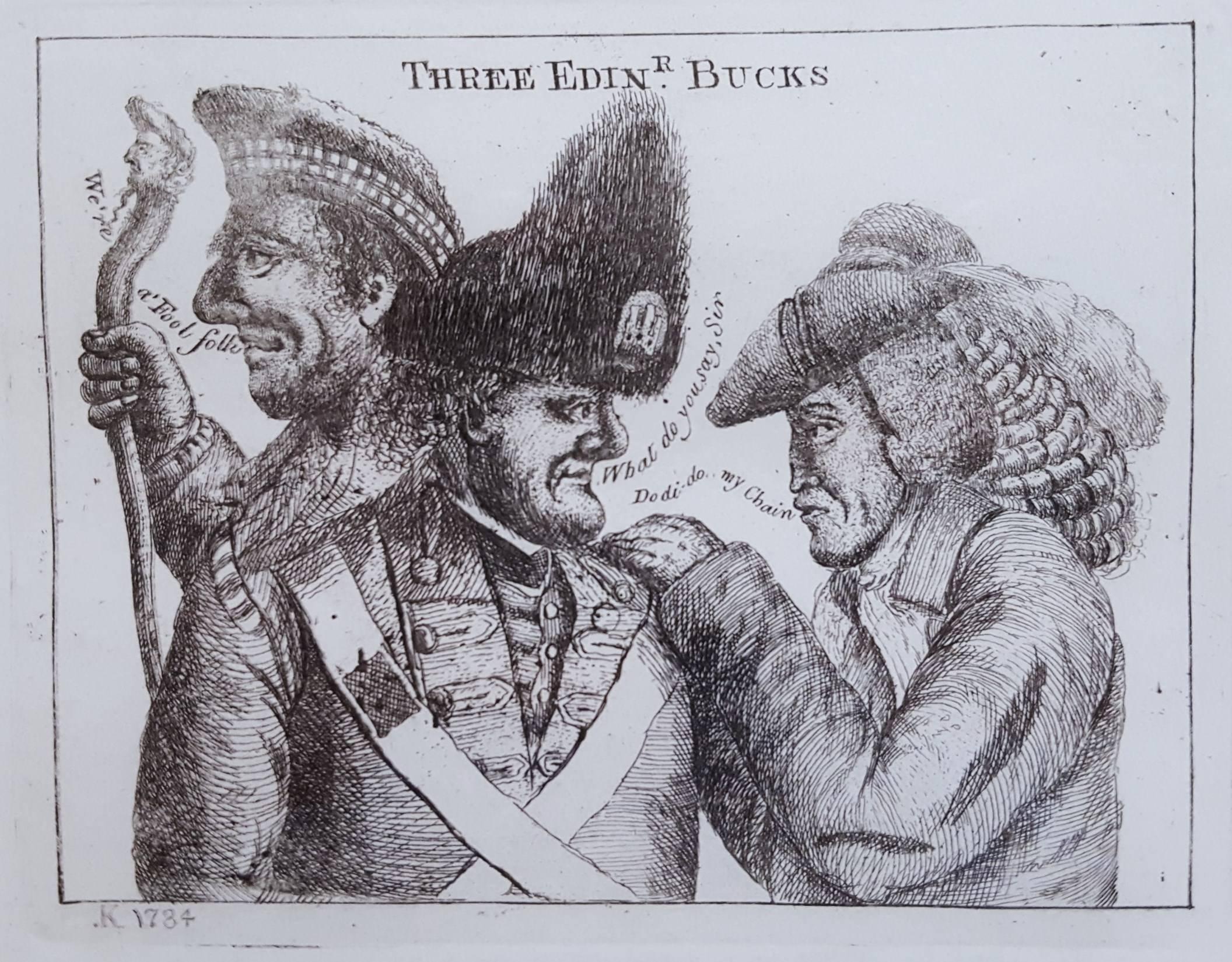 John Kay - Three Edinburgh Bucks at 1stDibs | john kay edinburgh, john ...