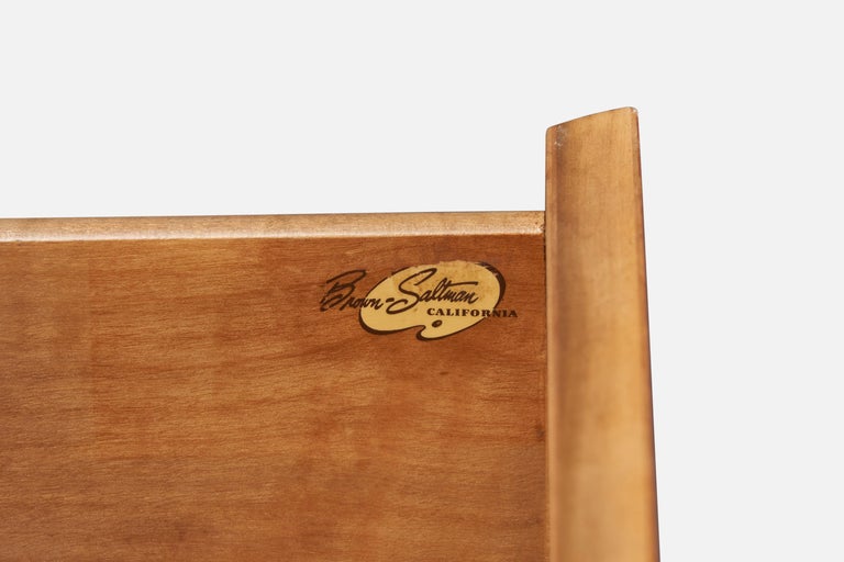 John Keal, Dresser, Wood, Brass, Brown Saltman, USA, 1950s For Sale at ...