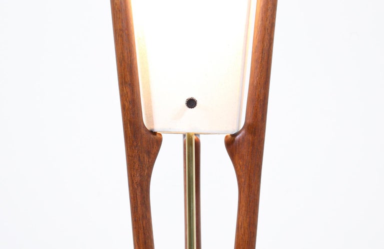 John Keal Sculpted Trident-Style Floor Lamp for Modeline of California ...