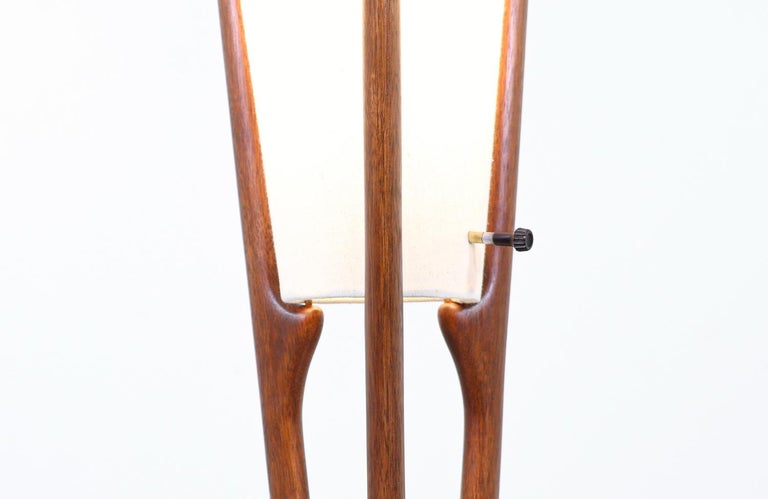 John Keal Sculpted Trident-Style Floor Lamp for Modeline of California ...