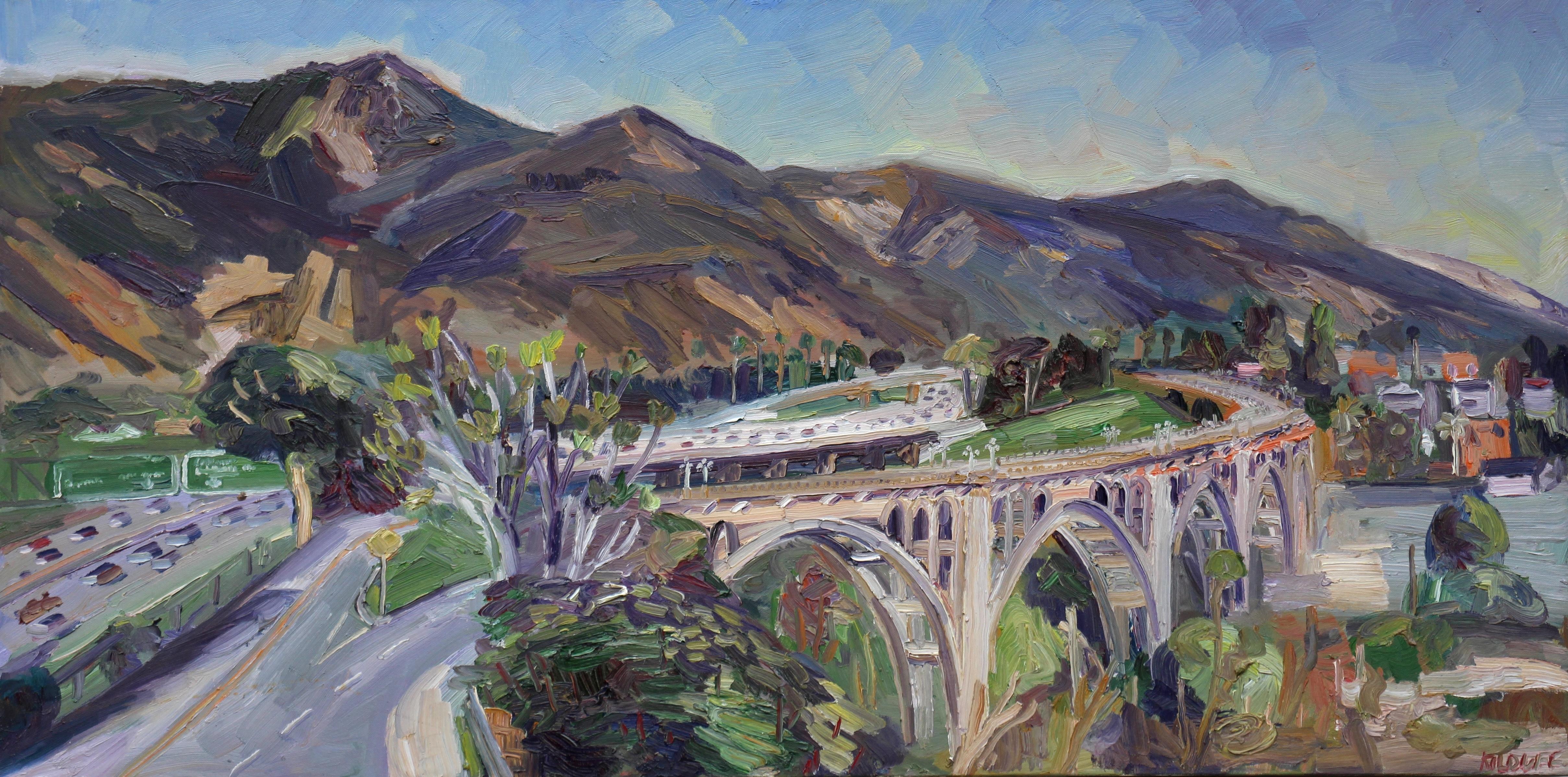 John Kilduff - Indian Alley, Painting, Oil on Canvas For Sale at 1stDibs