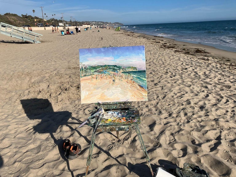 John Kilduff - Zuma Beach Malibu, Painting, Oil on Canvas For Sale at ...