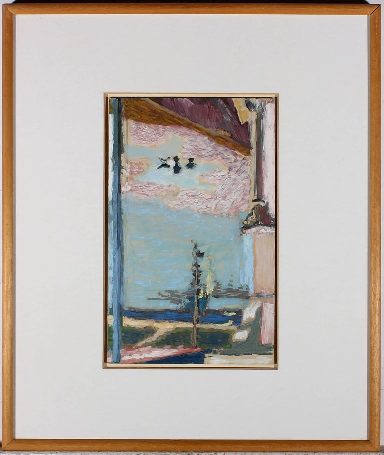 Attrib. John Langton (b. 1932) - Framed Mixed Media, Abstracted ...