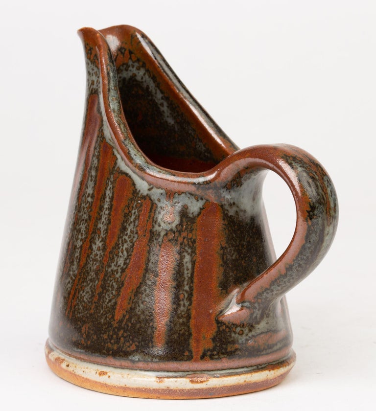 John Leach Muchelney Pottery Wax Resist Studio Pottery Jug For Sale at ...