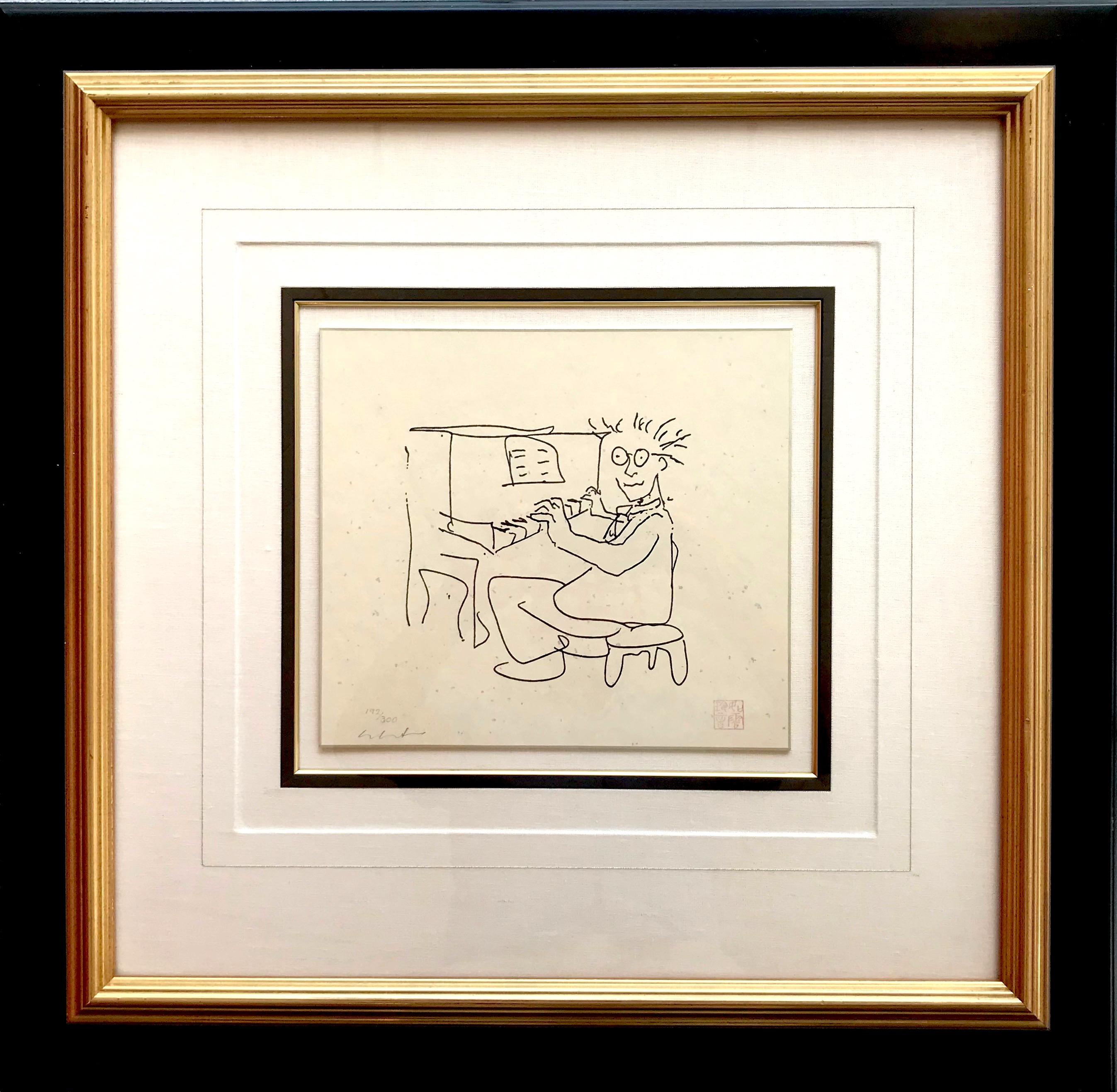 "Borrowed Time" Limited Edition Drawing on Hand Made Shikishi Board For ...