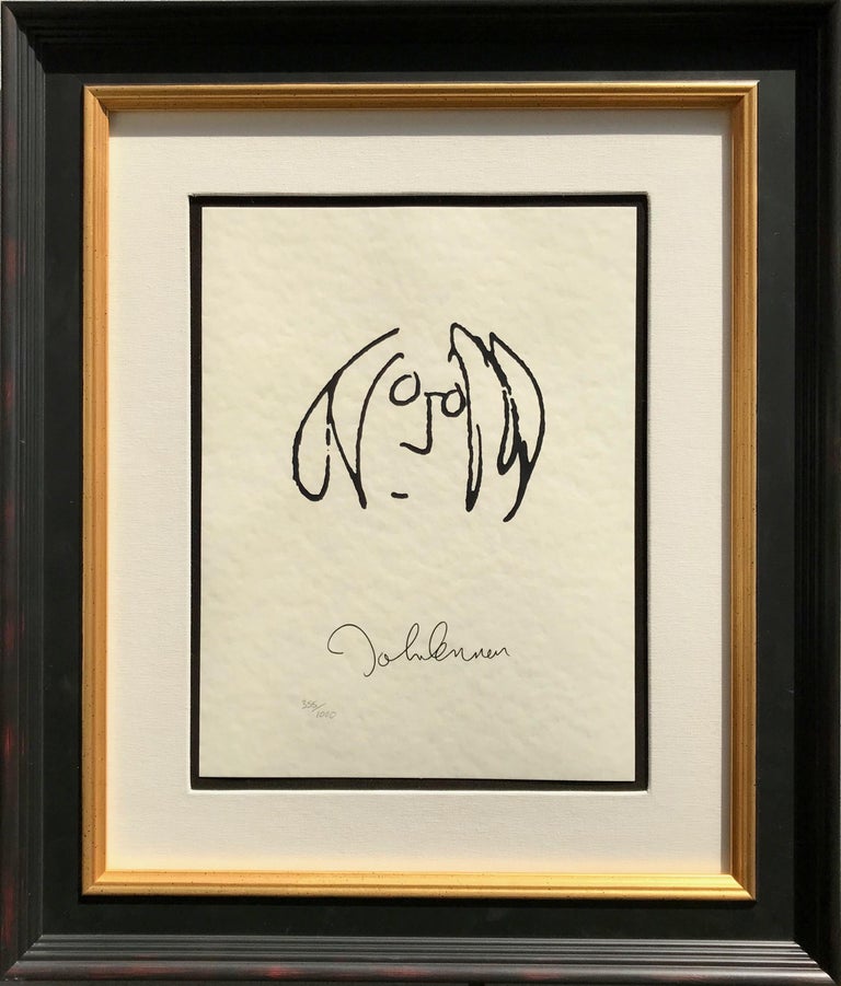 John Lennon - "Imagine Self Portrait" Limited Edition Drawing at 1stDibs