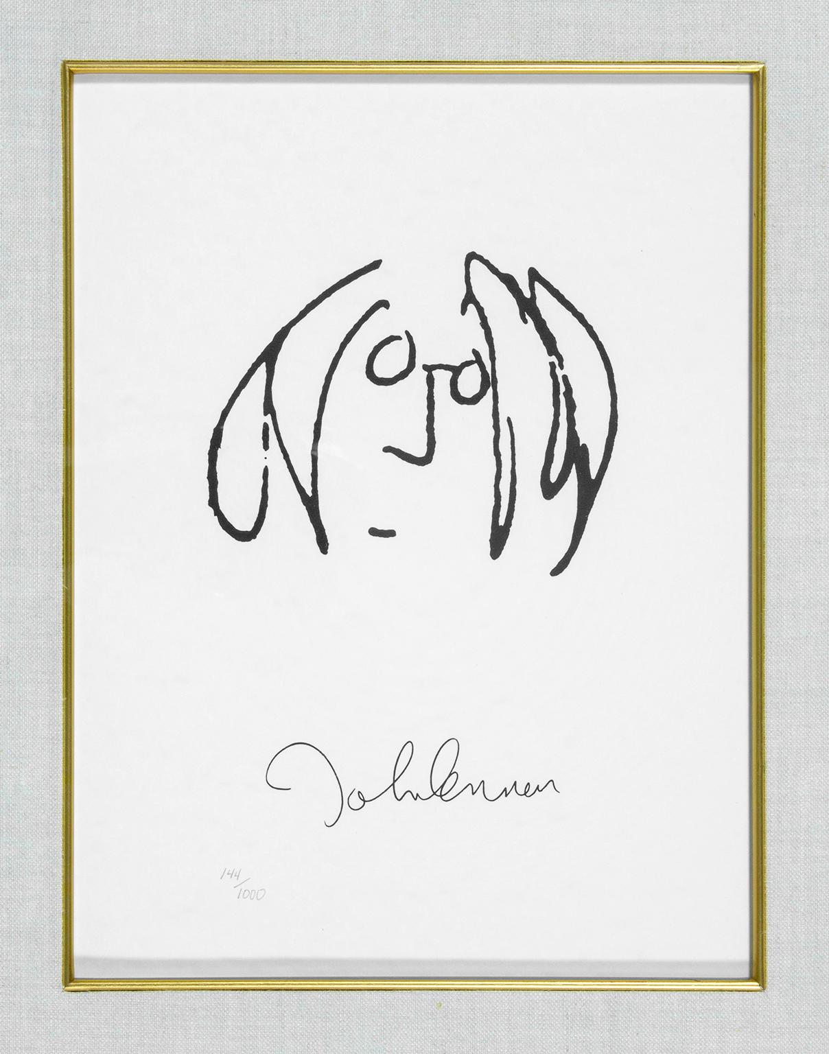 "John Lennon: The Beatles Years Lyric Portfolio" complete set of ...