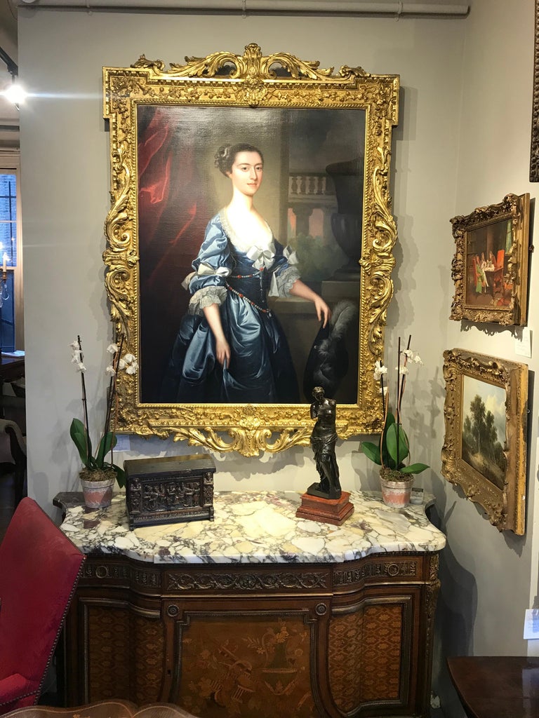 John Lewis '1737-1765' Portrait of a Lady at 1stDibs