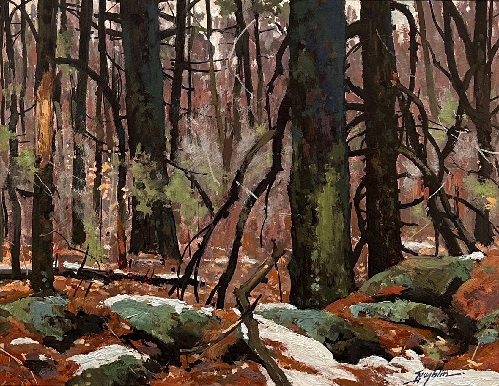 John Loughlin - Artist Teacher John Loughlin Landscape Painting "Winter ...