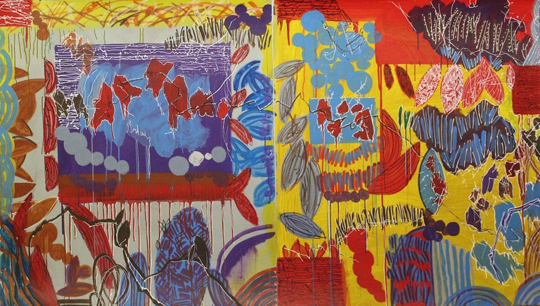 John M White - John M. White, Bird Opera #59D1, Diptych, Framed For ...
