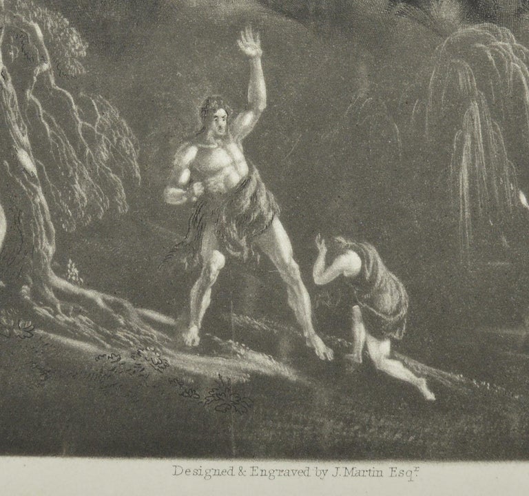 John Martin, Adam Reproving Eve. Mezzotint, 1827 For Sale at 1stDibs