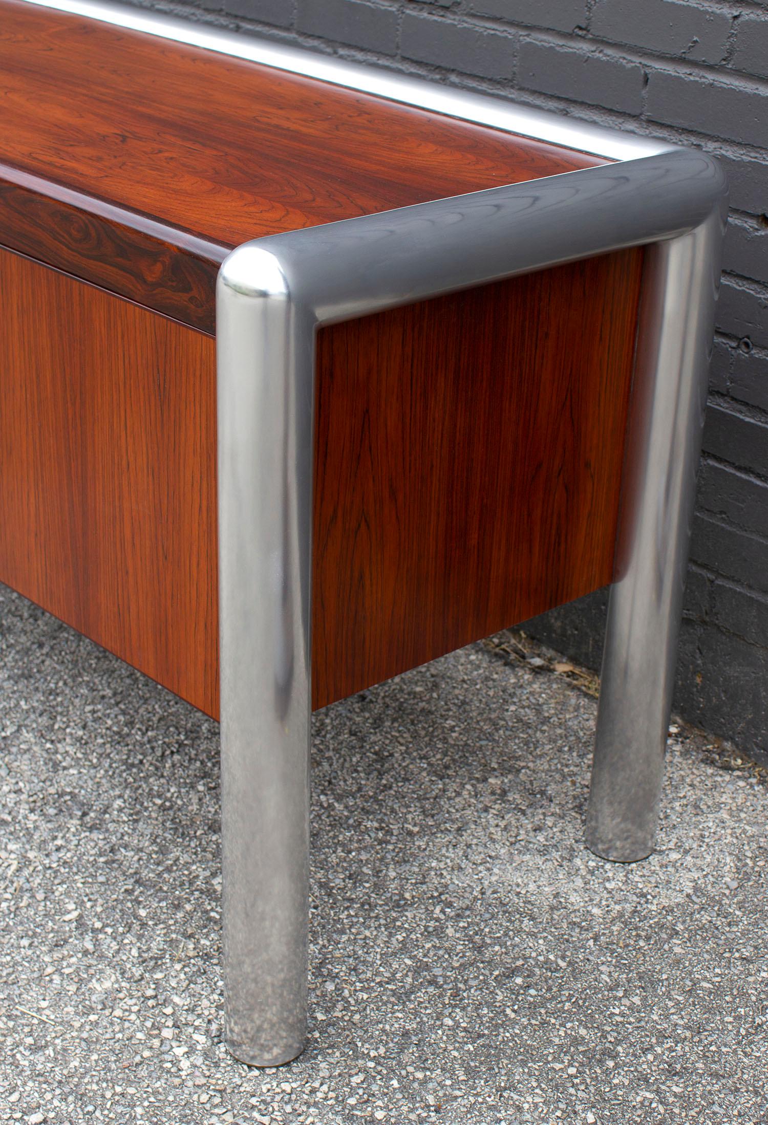 John Mascheroni Rosewood Credenza from the TUBO Series Produced by ...