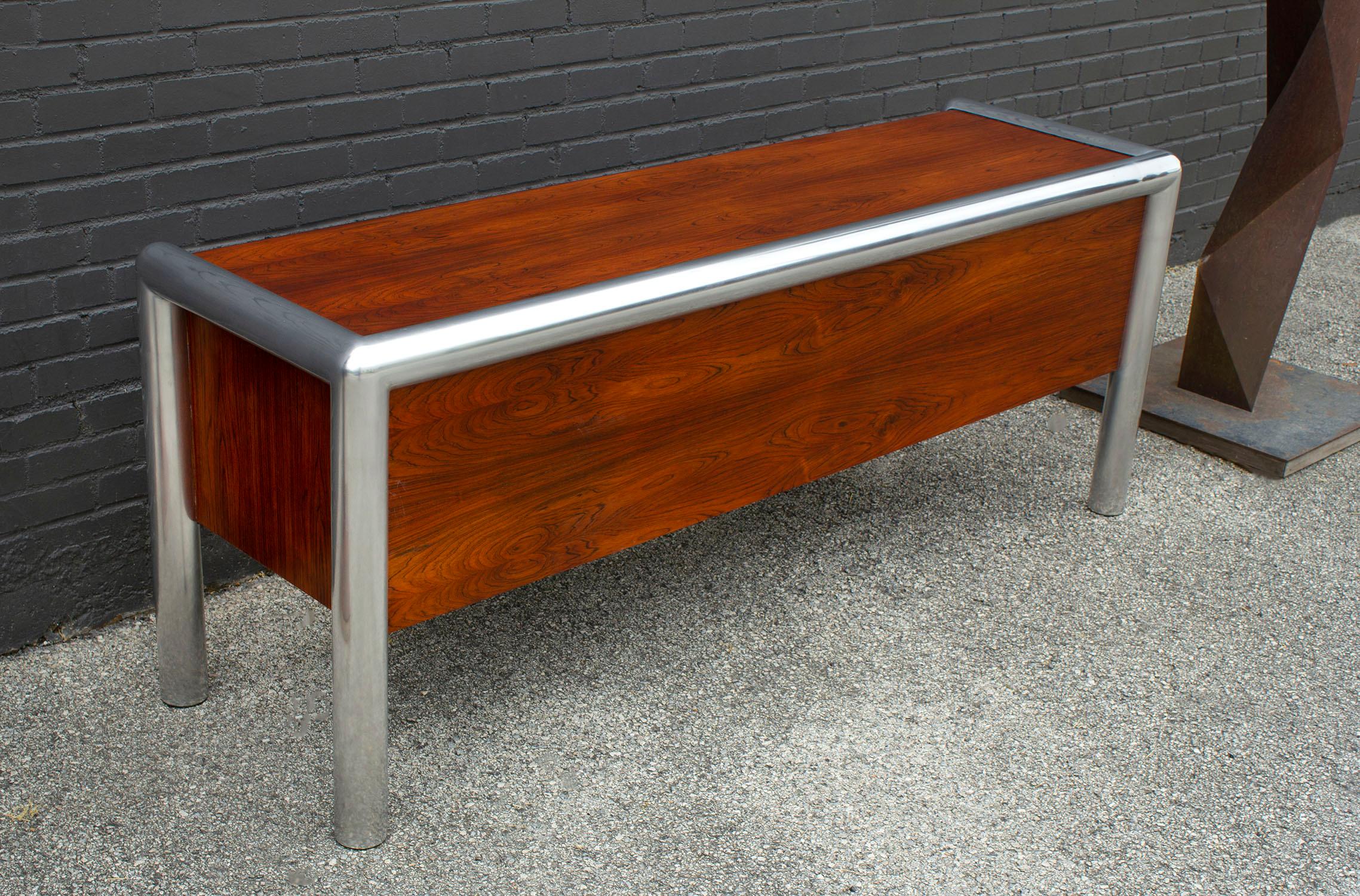 John Mascheroni Rosewood Credenza from the TUBO Series Produced by ...