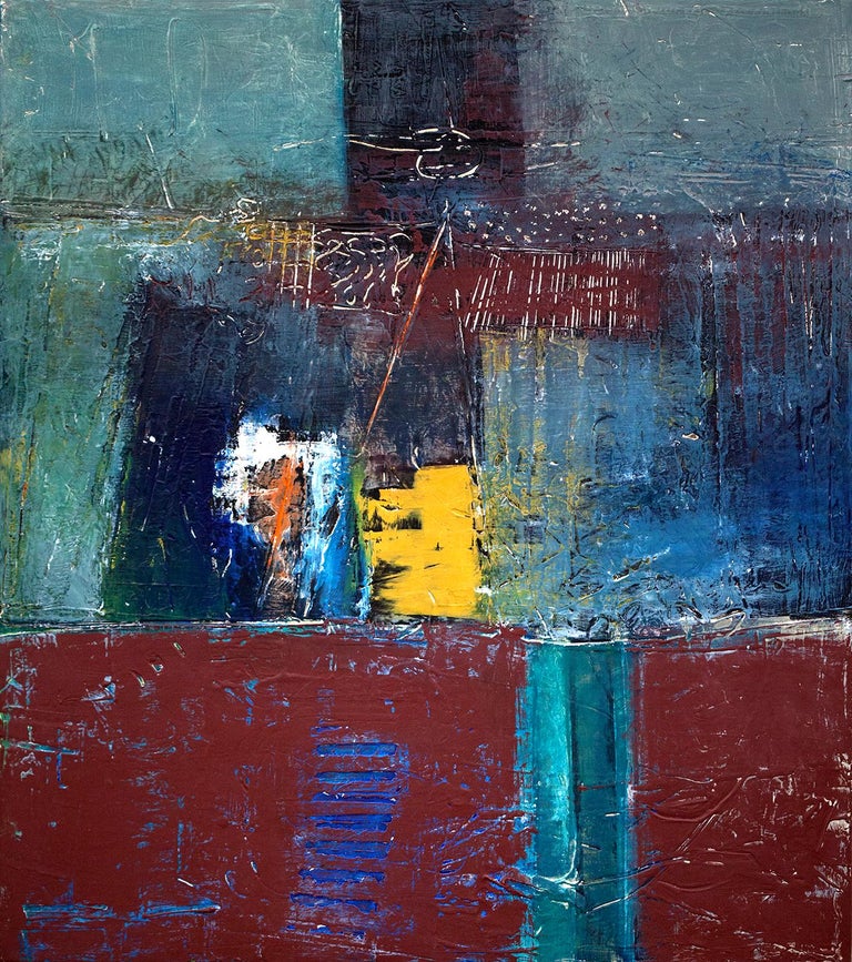 John McCaw - "Corridor" Mixed Media Painting For Sale at 1stDibs