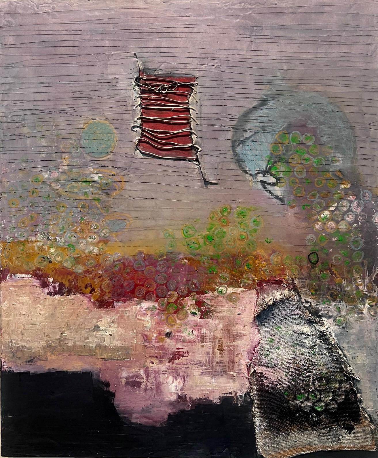 John McCaw - "Layers" Mixed Media Painting For Sale at 1stDibs