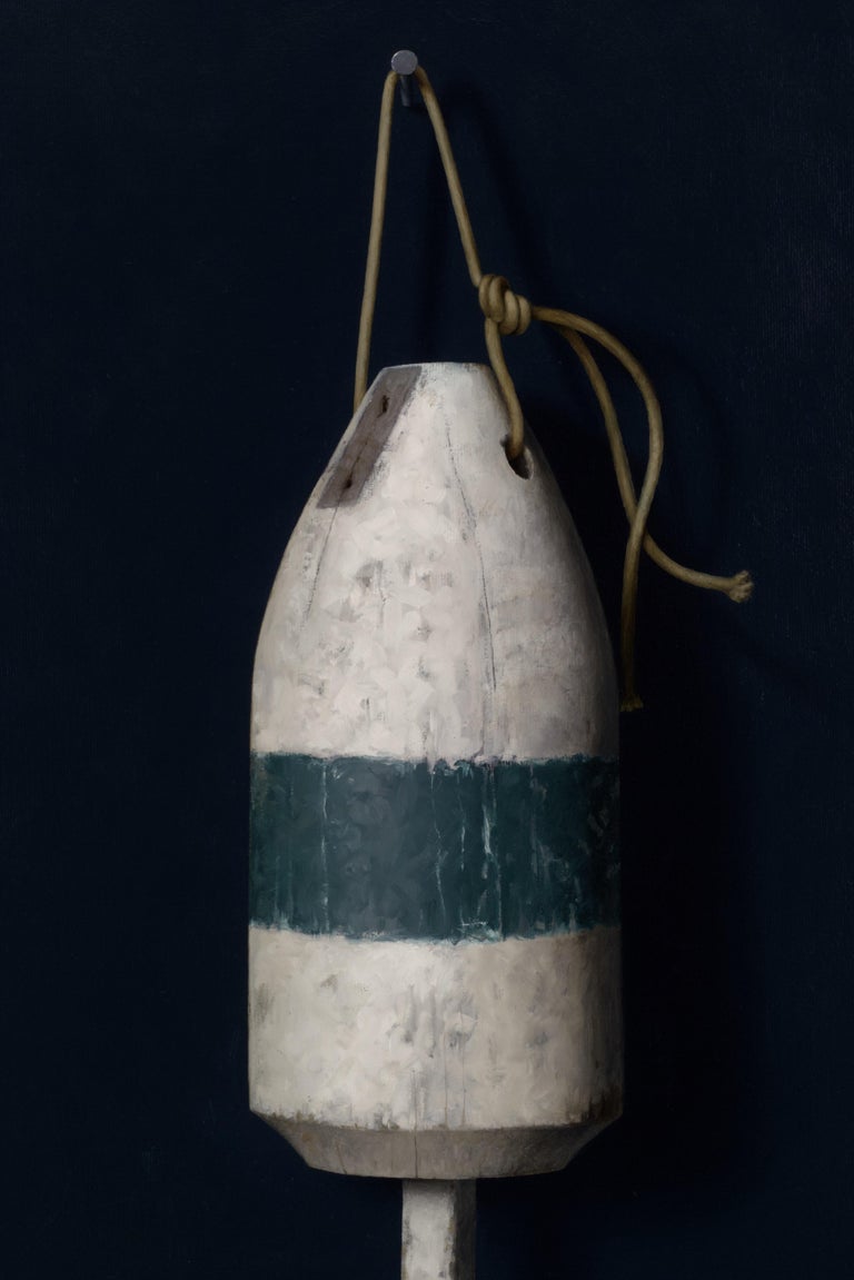 John Morfis - Bouy on Dark Blue For Sale at 1stDibs