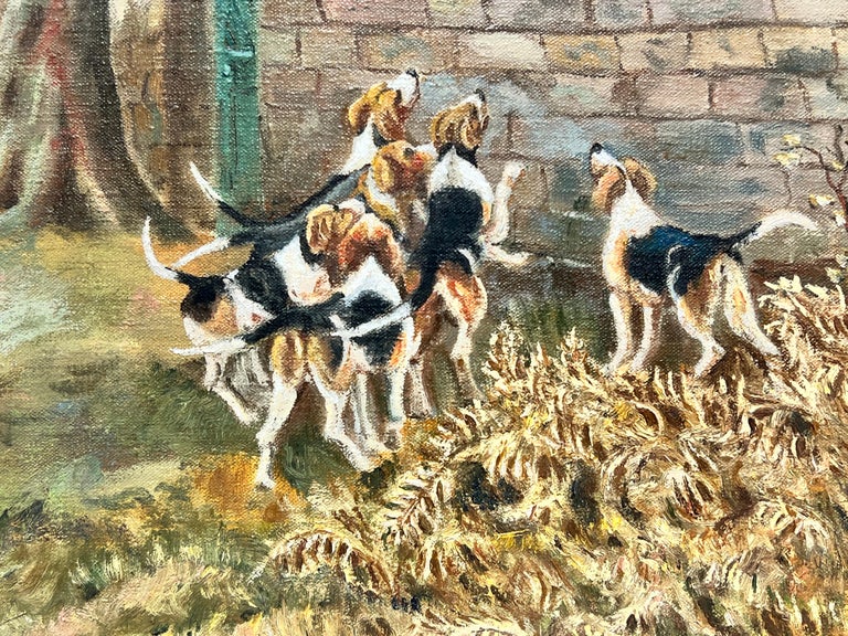 John Munnings - Large British Hunting Scene Signed Oil Painting ...