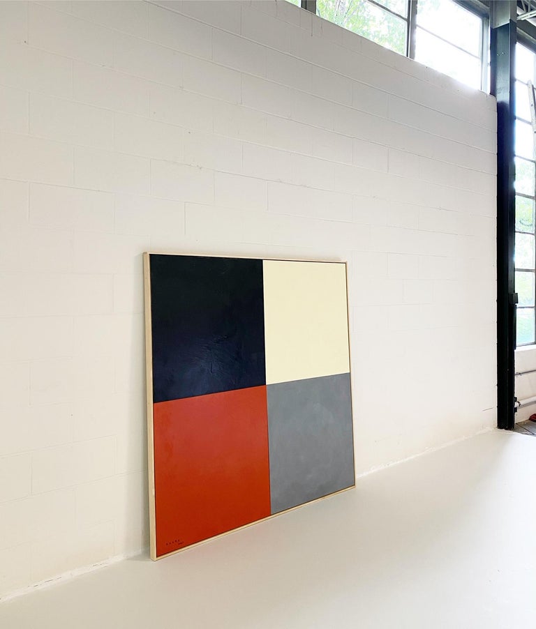 John O'Hara, Square Dance, 3, Encaustic Painting For Sale at 1stDibs