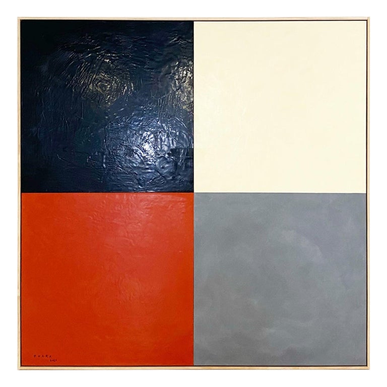 John O'Hara, Square Dance, 3, Encaustic Painting For Sale at 1stDibs