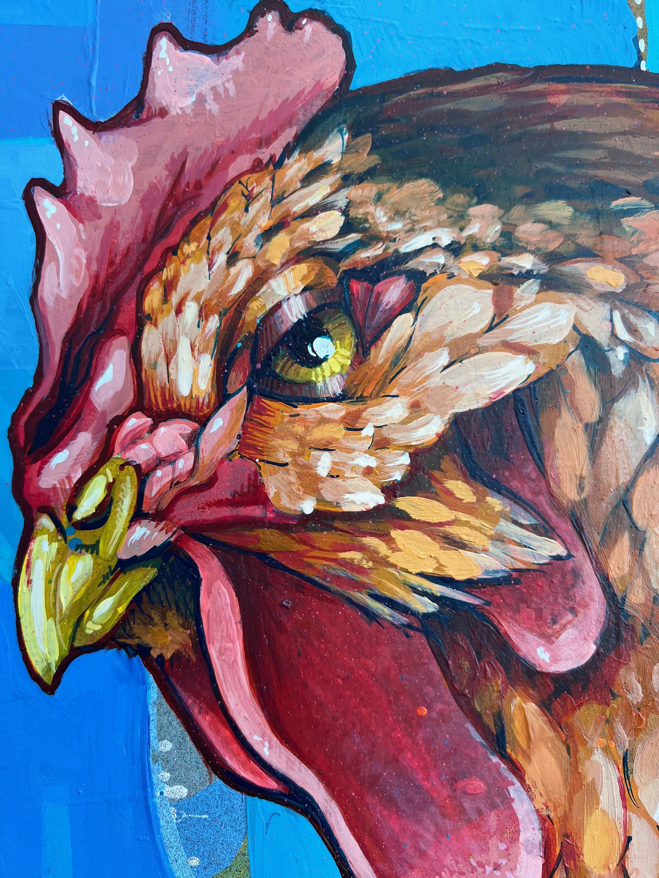 John Osgood - Curiosity and Courage - Contemporary Urban Rooster ...