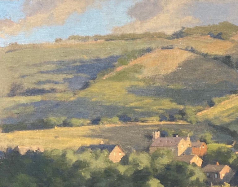 John Phillip Osborne - Overlooking Winchcomb, Cotswolds, original 24x36 ...